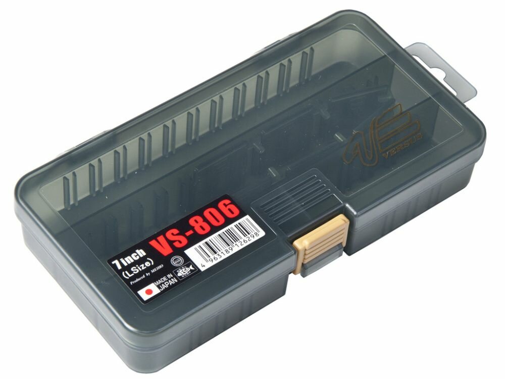 Коробка-органайзер рыболовная Meiho Versus VS-806 Black 186x103x34