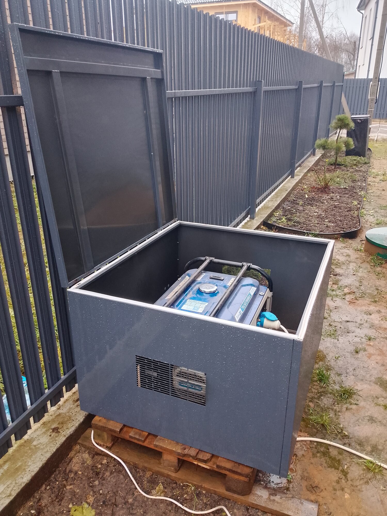 Кожух для генератора КГ-1 серый