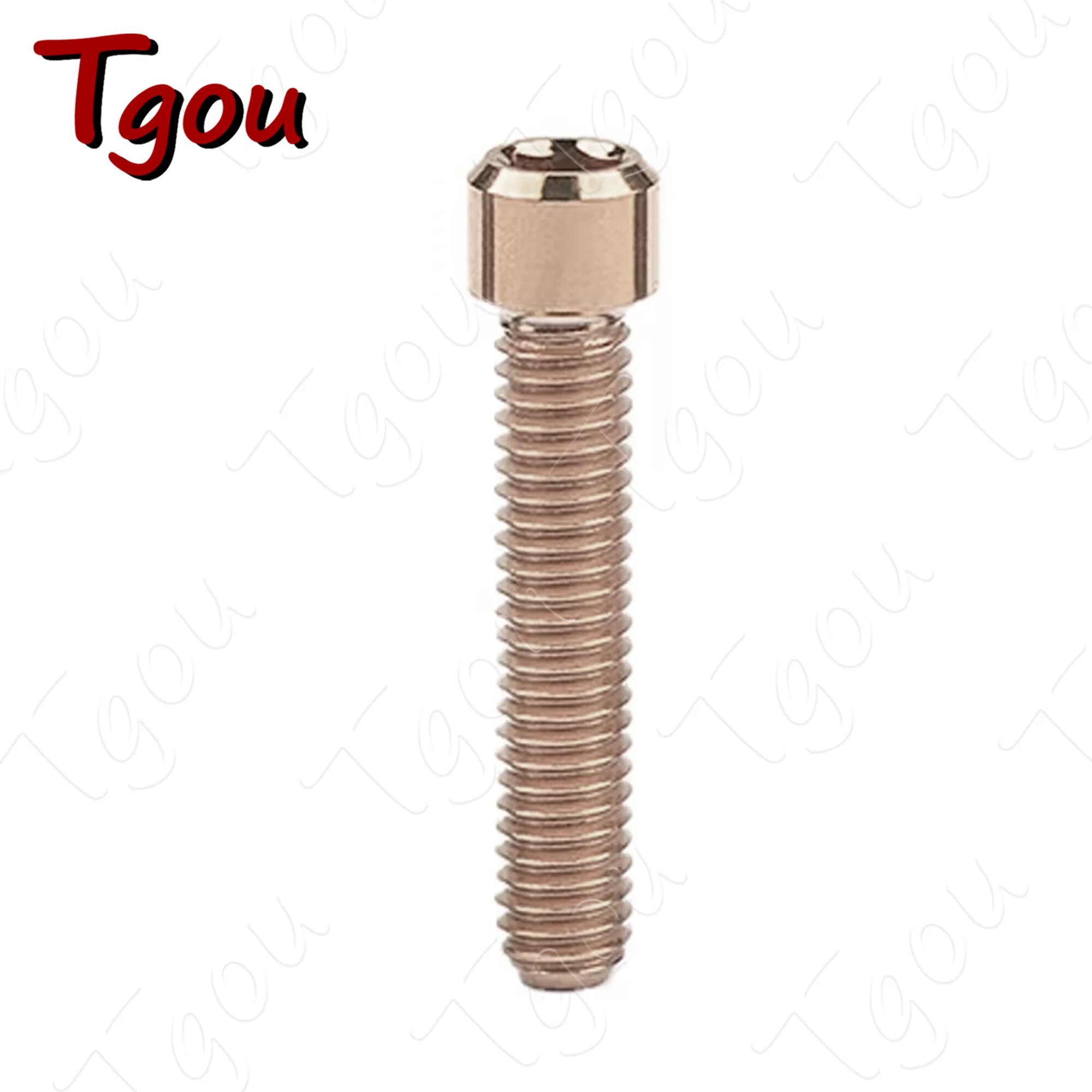 Титановый болт Tgou M4x10/13,5/15/20/25 мм для велосипедного переключателя Bronze, 15mm