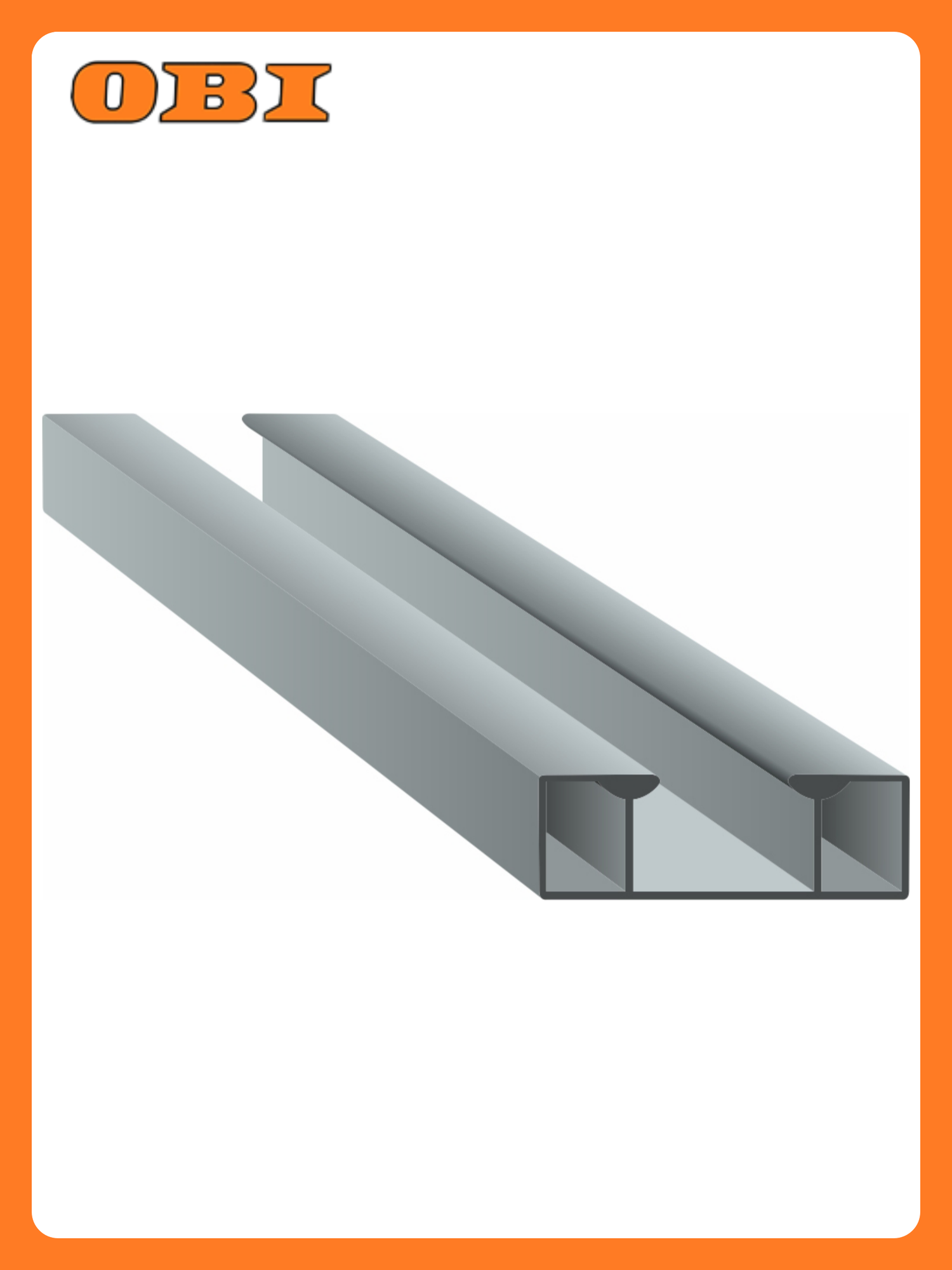 Планка монтажная для панелей ПВХ Stella 3000х30х10 мм матовая