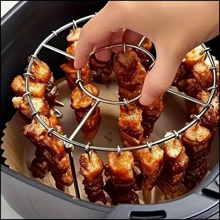 Эксклюзивная круглая решетка из 24 металлических прутьев для фритюрницы