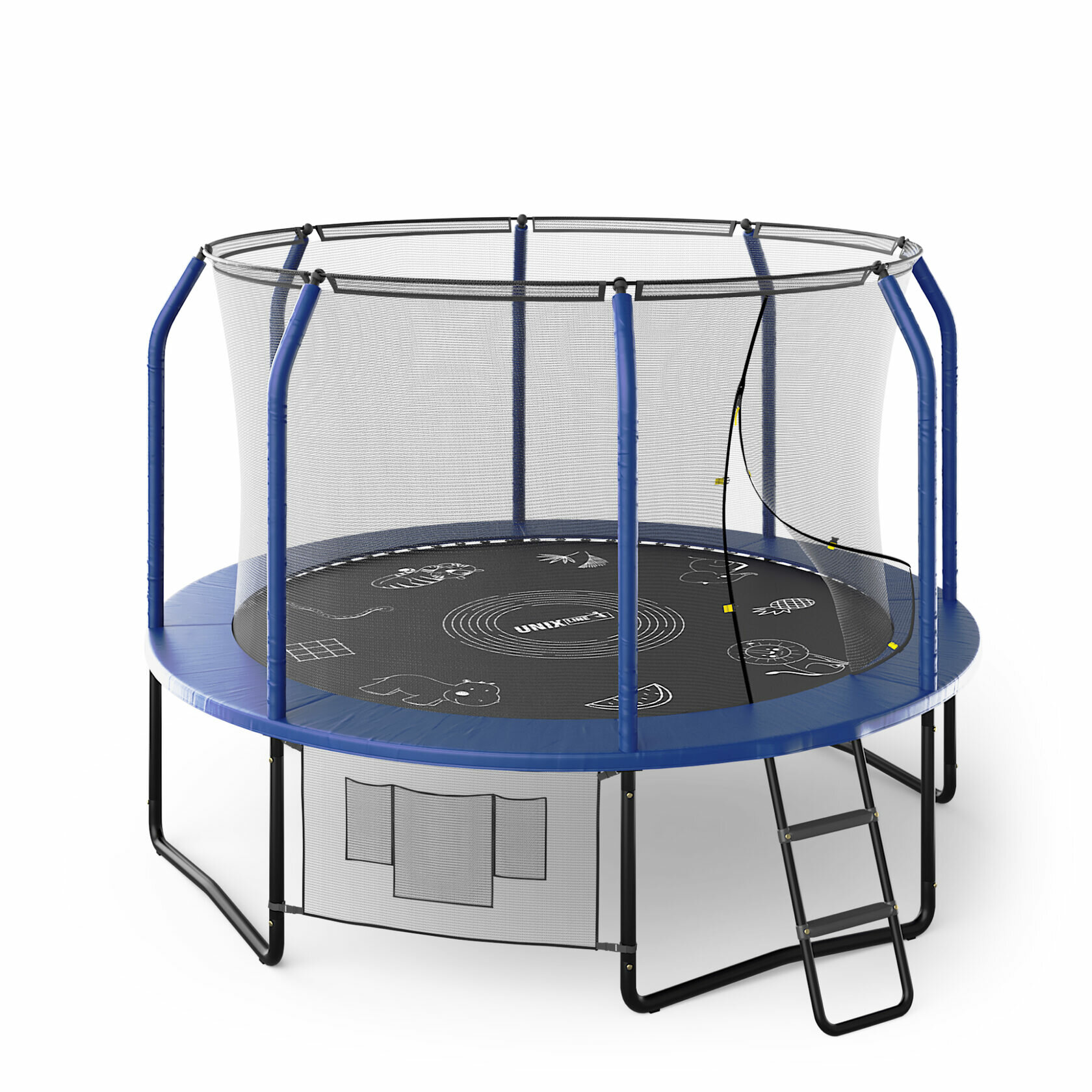 Батут UNIX Line "SUPREME GAME", для детей и взрослых, 305 см