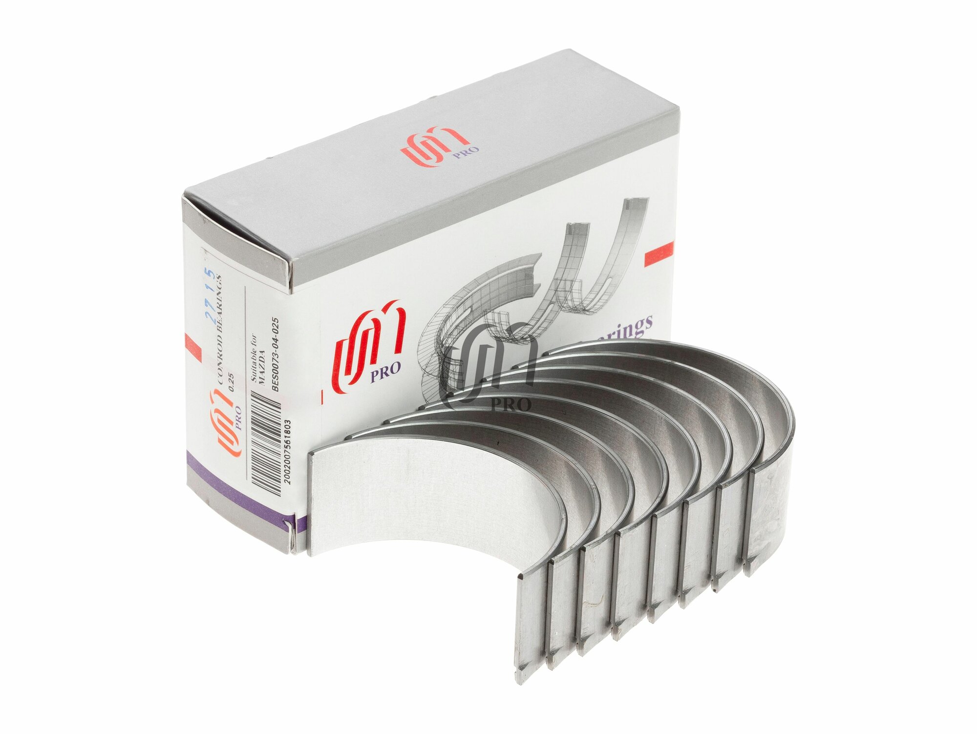 Вкладыши шатунные 0.25 Mazda WL/WLT (WLY1-11-SF0) UMpro
