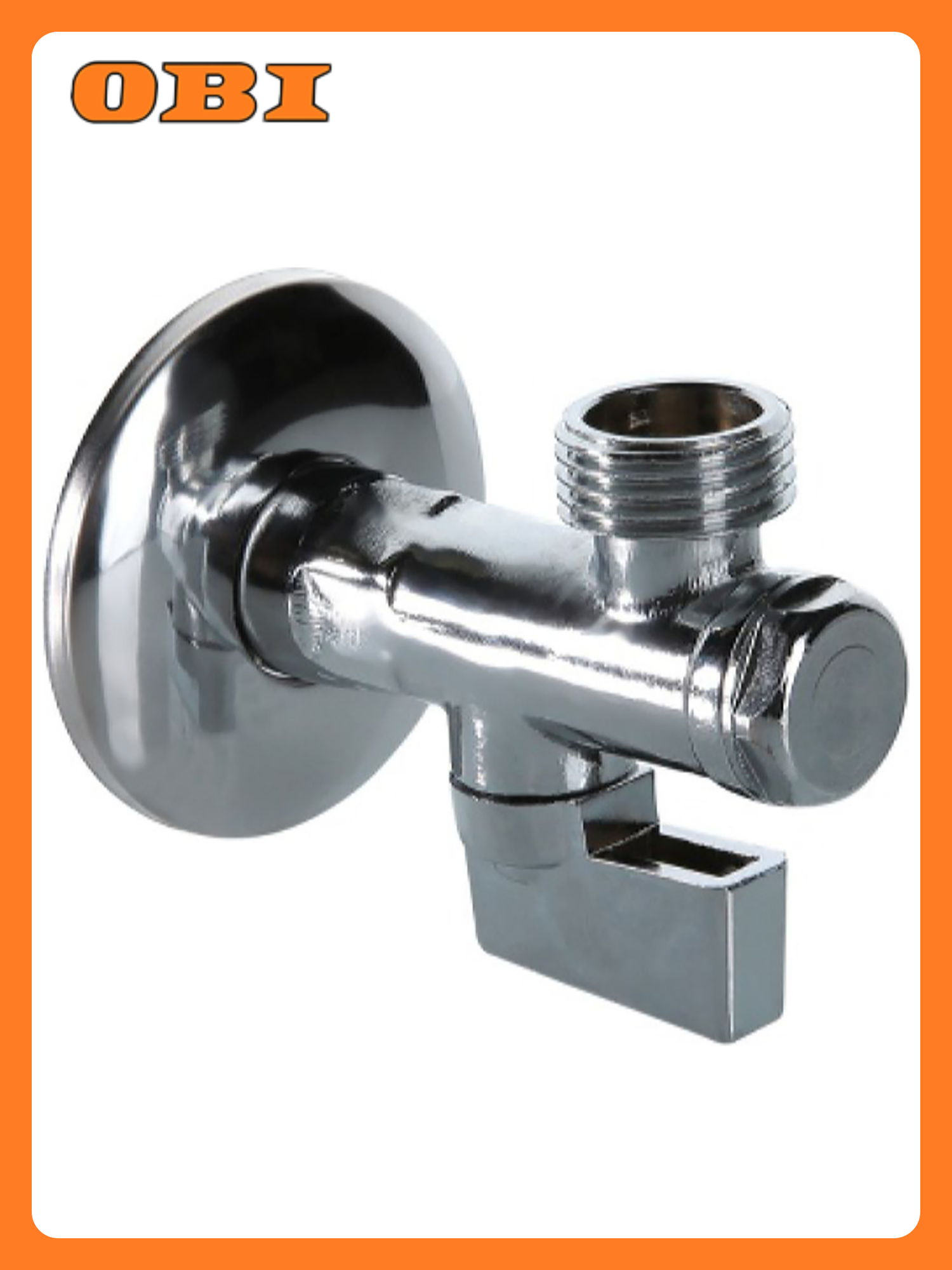 Шаровый кран VALTEC VT.282, латунь, никелированный, угловой, для воды, Ду 15, 1/2", серебристый