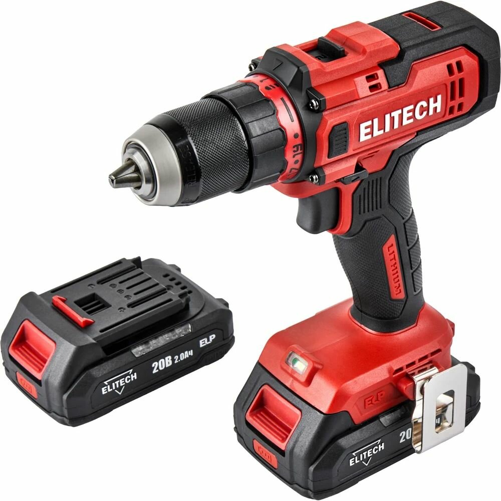 Аккумуляторная дрель Elitech ДА 20СЛ2 (E2201.044.01) 205670