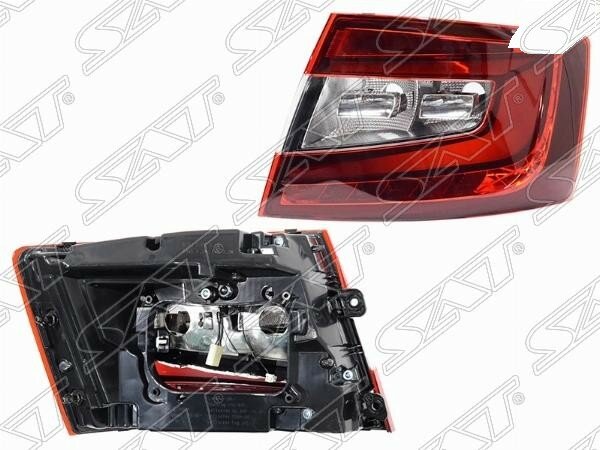 Фонарь задний SAT ST-665-1940LDR Skoda Octavia 16-20 правый LED