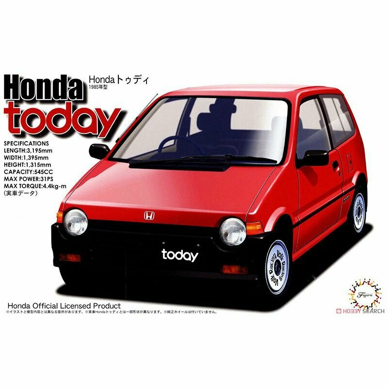 Сборные автомобилей модели Fujimi-04692 1/24 Honda Today G car model kit