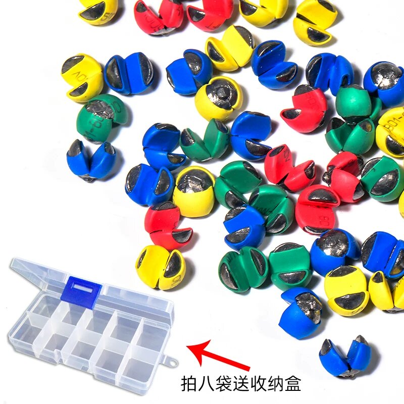 Зажим для свинца с резиновым покрытием, открывающийся свинец для скальной рыбалки, морская рыбалка, подвеска для свинца