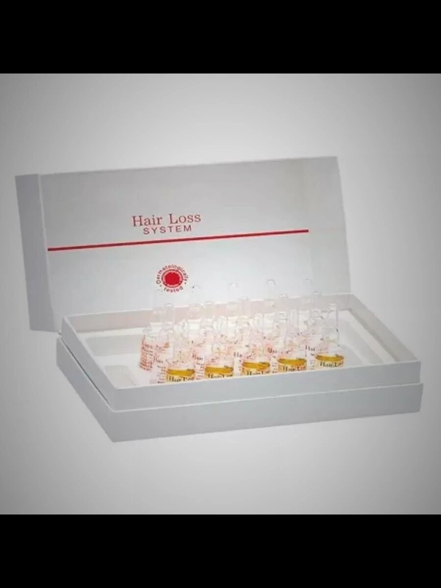 Eliokap Hair Loss System Box, Лосьон (Hair Loss System) 15 амп. по 7 мл