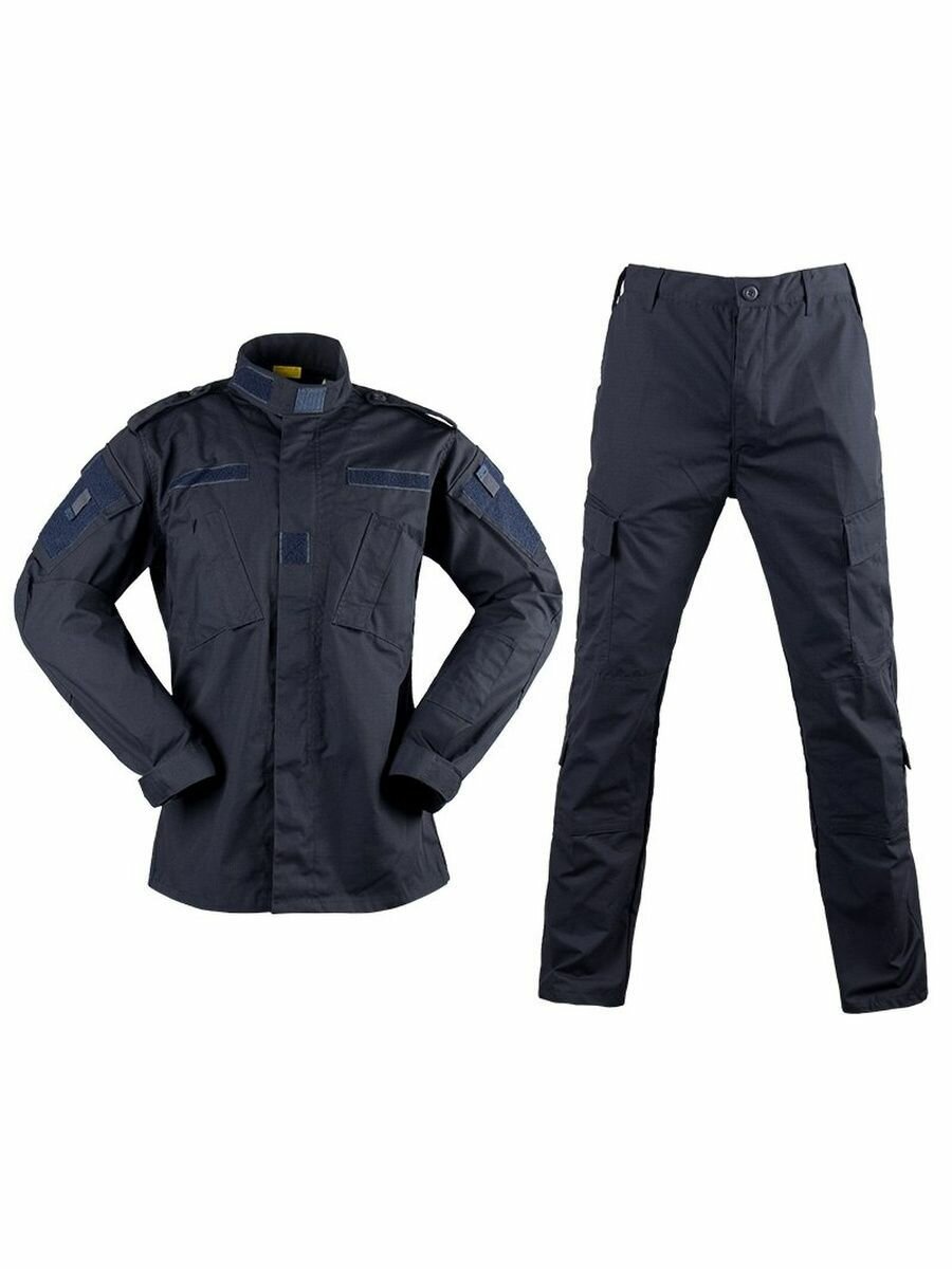 Синий тактический костюм ACU, регулируемый, для отдыха и активного использования