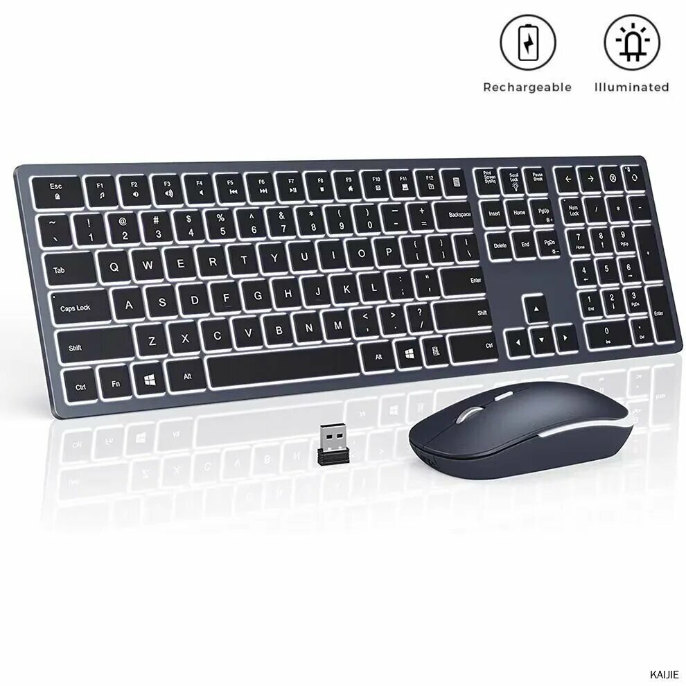 JOMAA Игровая клавиатура беспроводная CP3602, (Cherry MX RGB Brown), Английская раскладка, черно-серый