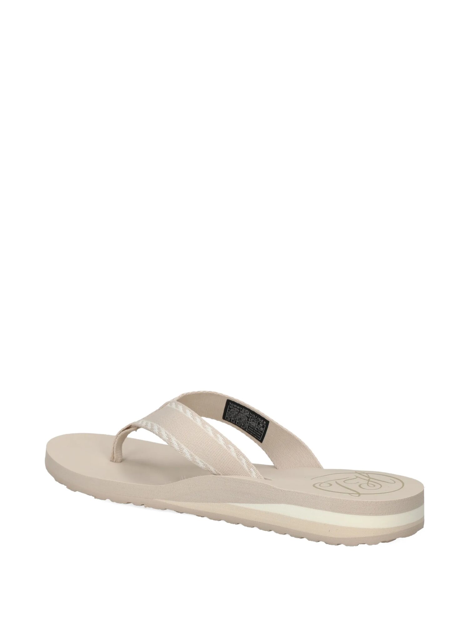 Шлёпанцы TOMMY HILFIGER Woven strap flip-flops, размер 36 EU, разноцветный — фото 1