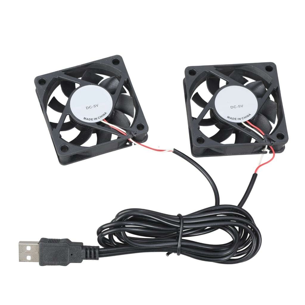 USB двойной вентилятор 50x50x15 мм 5 В для охлаждения 3D принтера