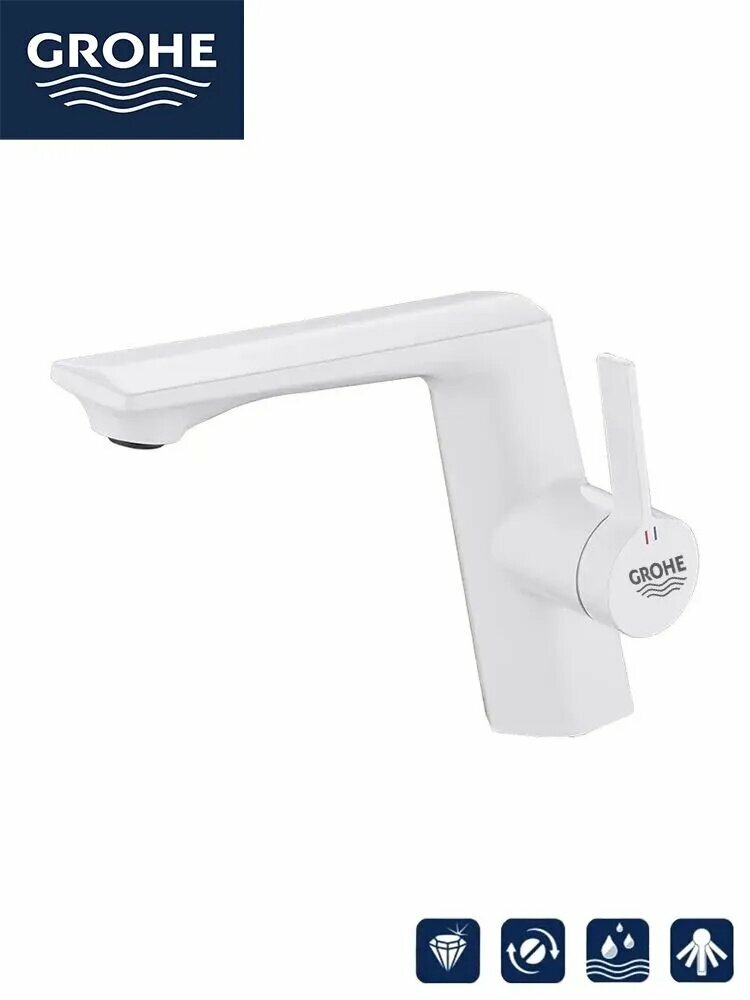 GROHE смеситель для умывальника, смеситель горячей и холодной воды для ванной комнаты