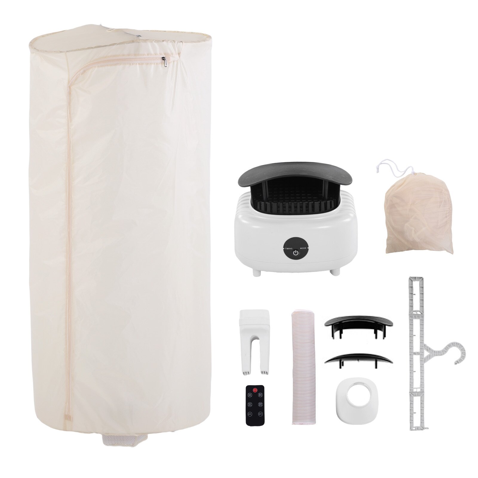 Многофункциональная складная портативная сушилка для одежды и обуви 3 в 1, обогреватель с дистанционным управлением для путешествий, автодомов, домов и квартир, вилка EU 220 В.