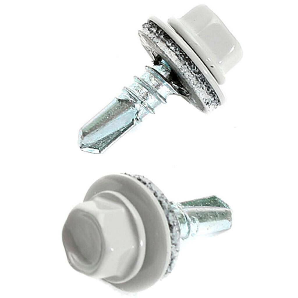 Саморез кровельный 5,5х19 мм, (250шт) RAL 7004 (Светло-серый)