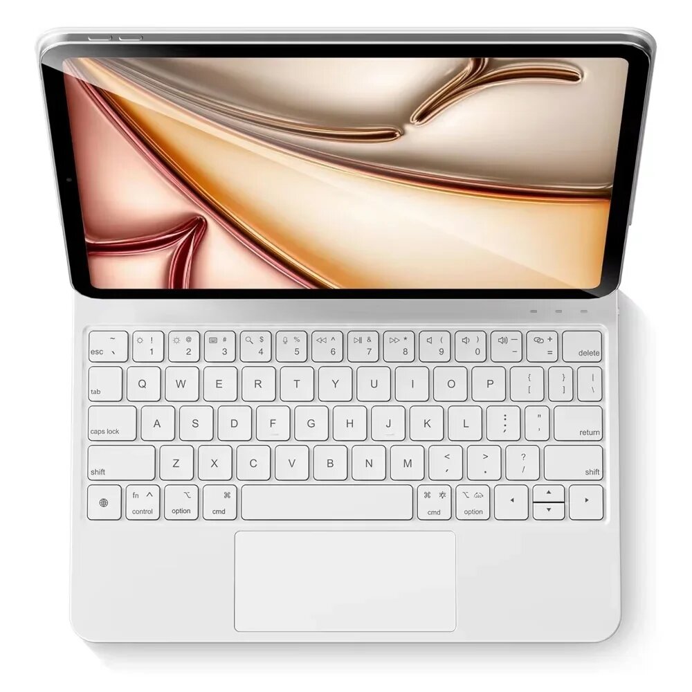 Клавиатура-чехол для iPad 11" Белый, Russian