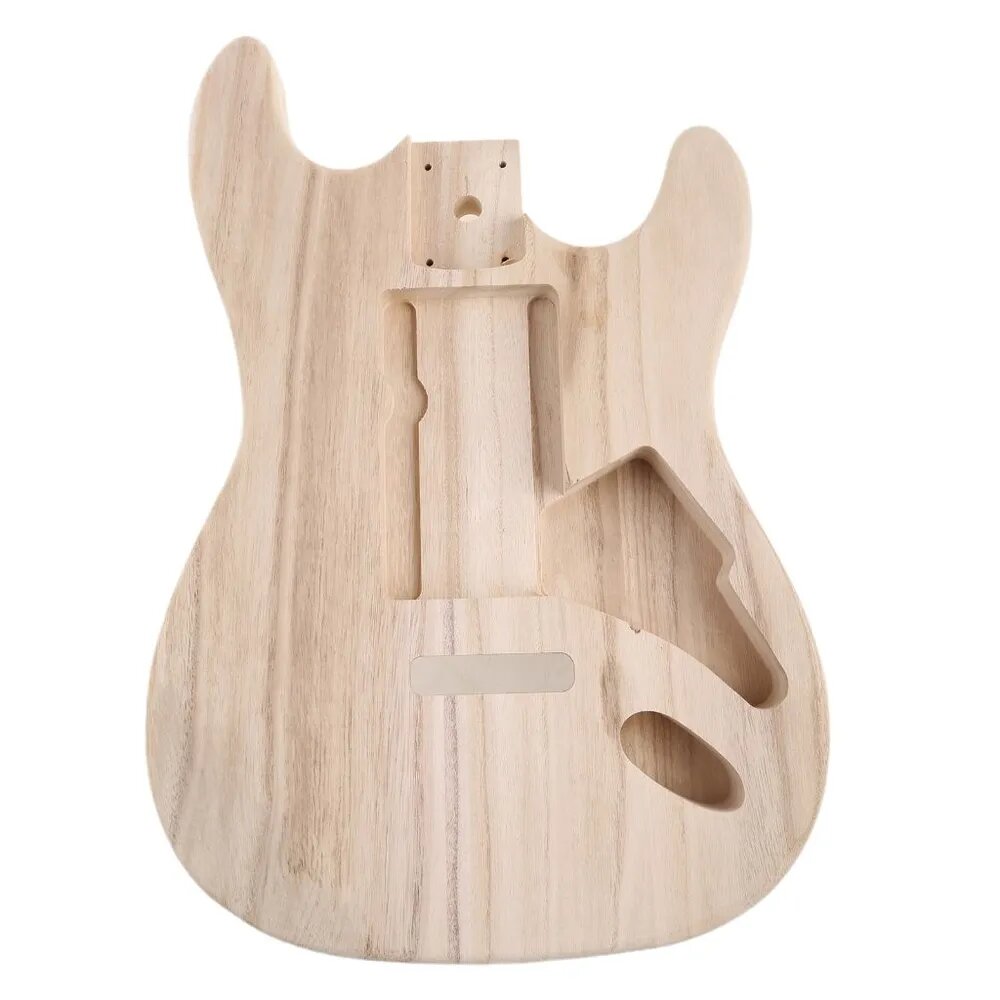 Незаконченный корпус электрогитары для Fender Telecaster, аксессуары сделай сам , кленовое дерево с отверстием звукоснимателя хамбака