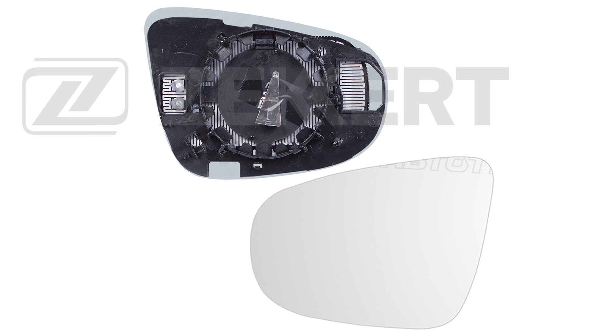Стекло зеркала левый с подогревом Zekkert Германия на Volkswagen Touran . Зеркало на Фольксваген Туран 2011 - 2014гг