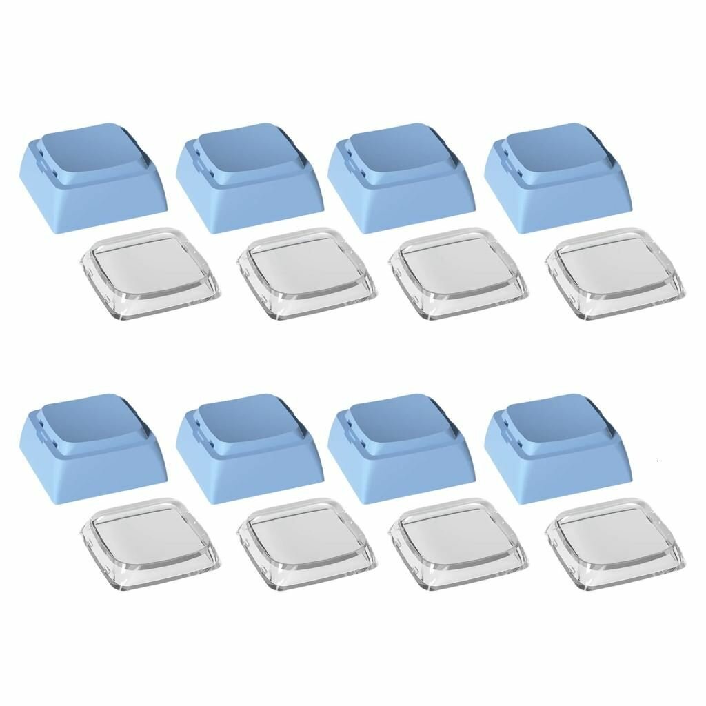 Набор клавиш XDA PBT+PC для механических клавиатур, Светло-голубой