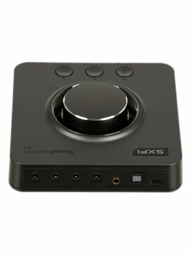 Звуковая карта USB Creative Sound Blaster X4, черный