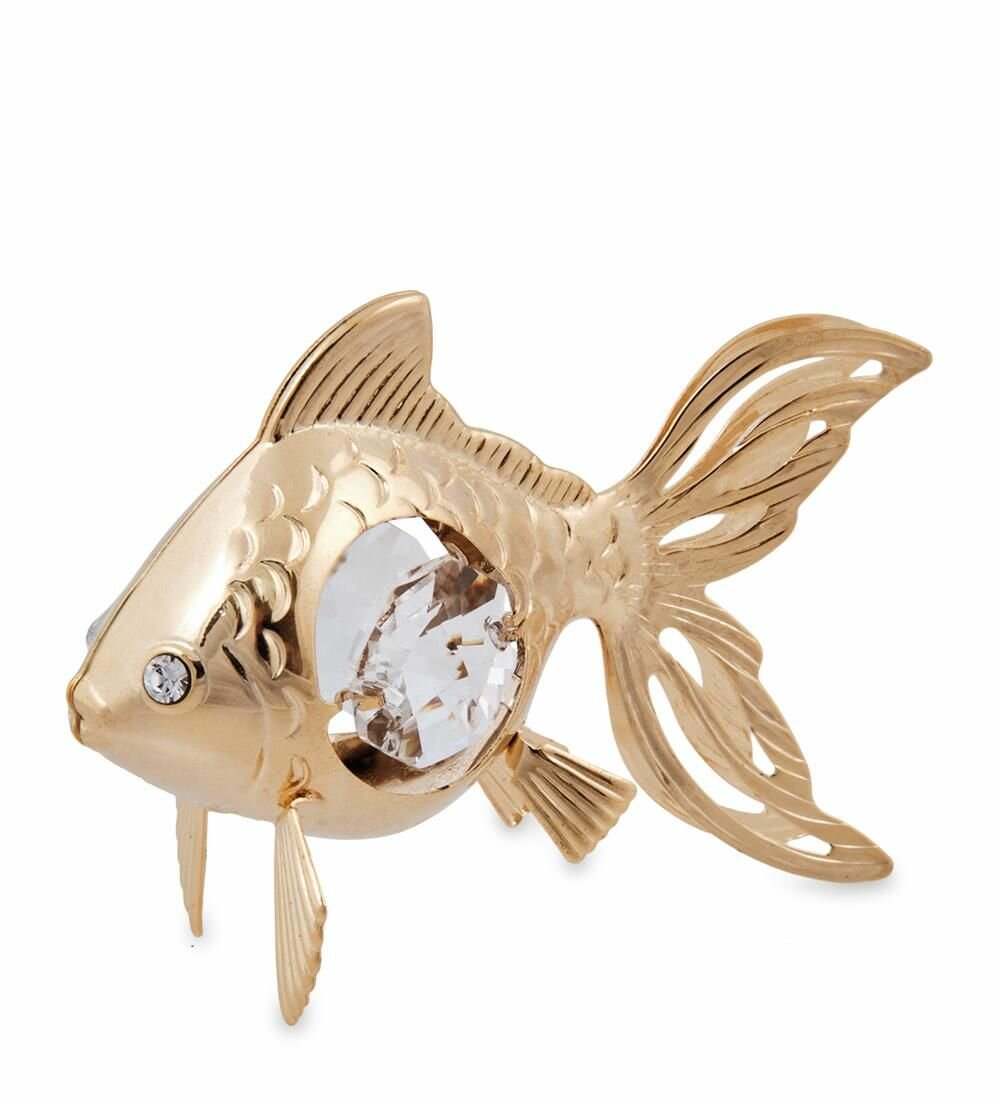 Фигурка Золотая рыбка A2097101 Crystal Temptations, Металл, кристалл