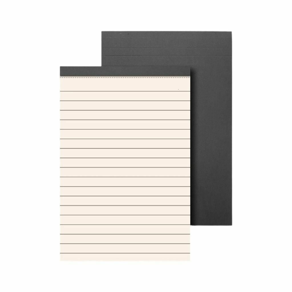 Блокнот с толстой бумагой, - A55 - Стиль горизонтальной линии