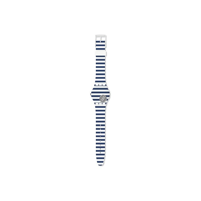 Наручные часы Swatch, синий/белый — фото 1