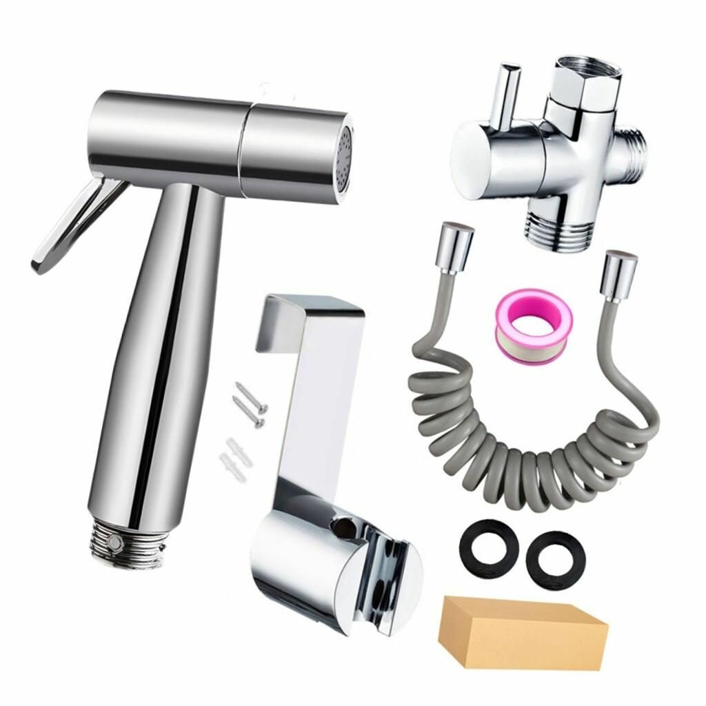 Универсальный прочный распылитель для биде с усозданием для промывки туалета, - Набор 2