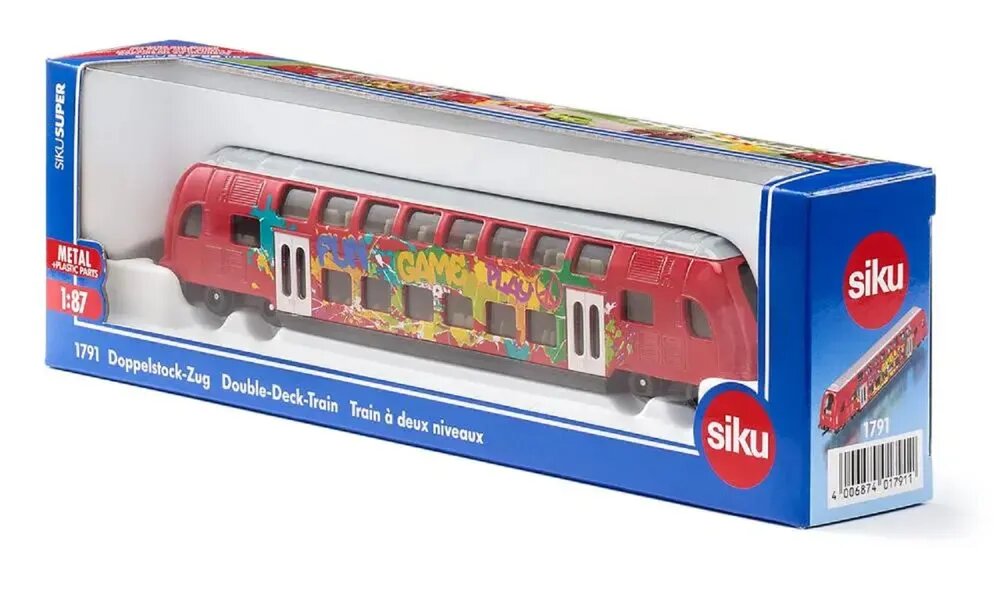 Модель двухэтажного поезда Siku 1:87 1791