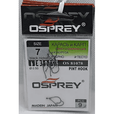 Крючки OSPREY Карась/Карп №7 самоподсек
