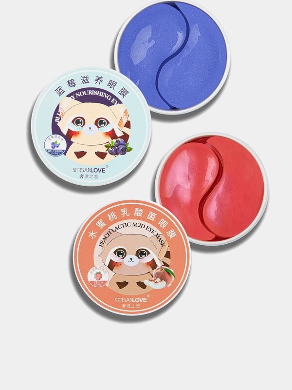 SersalLove Патчи для глаз, гидрогелевые патчи для глаз от темных кругов и отеков, 60 штук