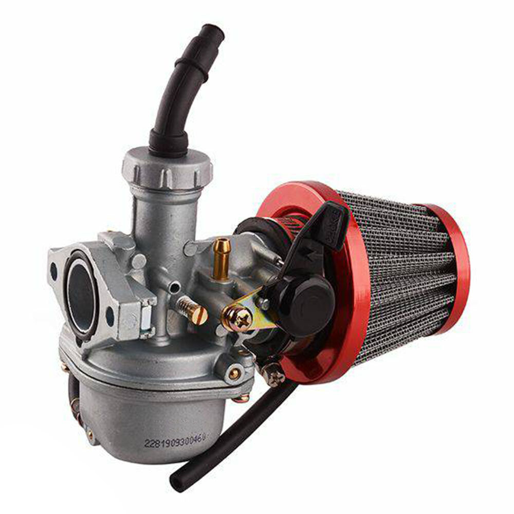 Карабюратор PZ22 с воздушным фильтром и топливным фильтром для замены на квадроцикле, мотокроссе, скутере, мотоцикле с двигателем 110-125CC, материал металл, размер упаковки 14*10*8см, вес упаковки 600г, в комплект входят 1 карабюратор