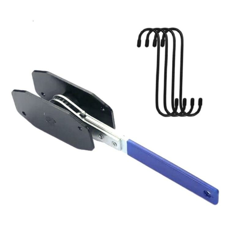 Инструмент для сжатия поршней суппортов автомобильных тормозов, Синий плюс 4 крючка