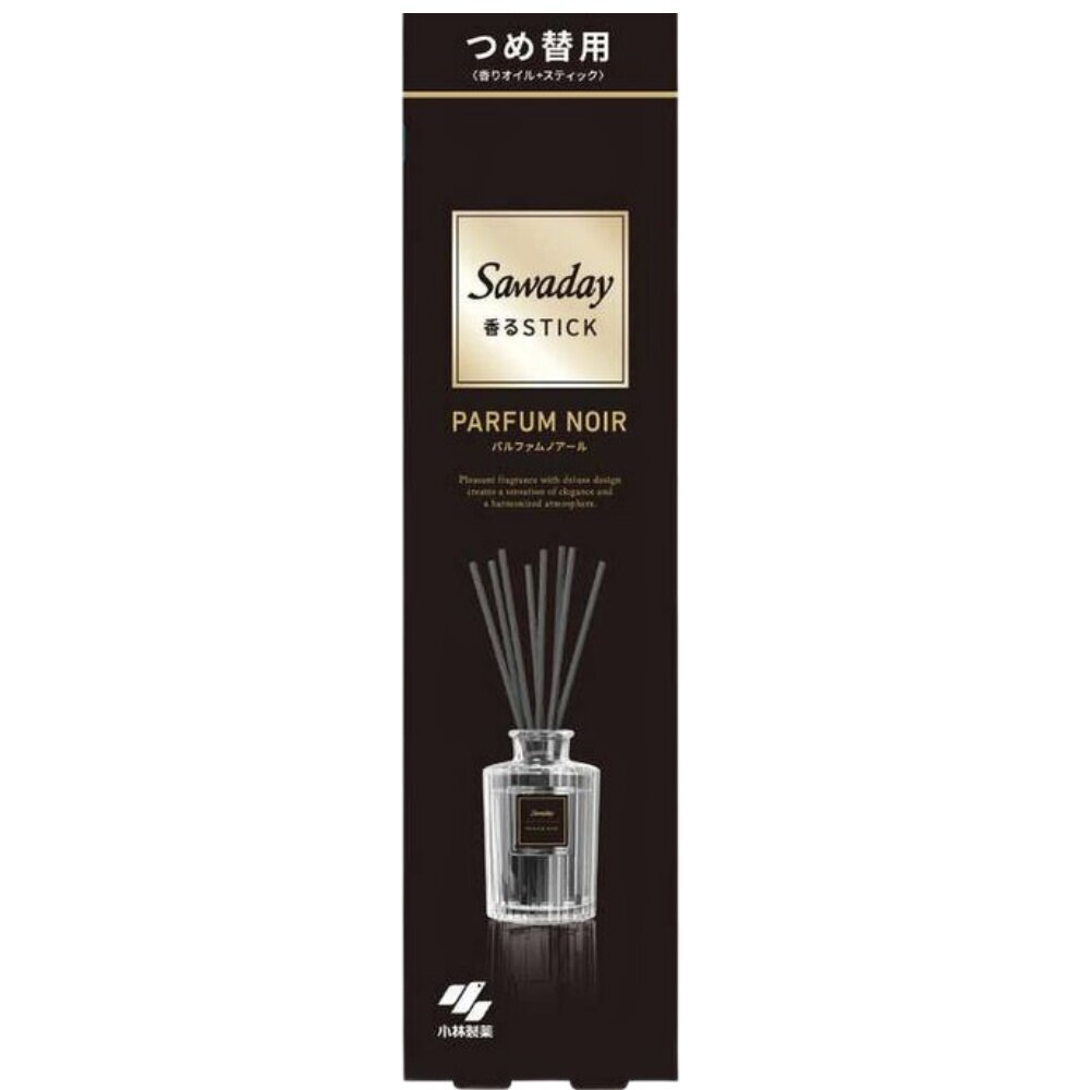 Ароматический диффузор для дома с палочками Kobayashi Parfum Noir, 70 мл