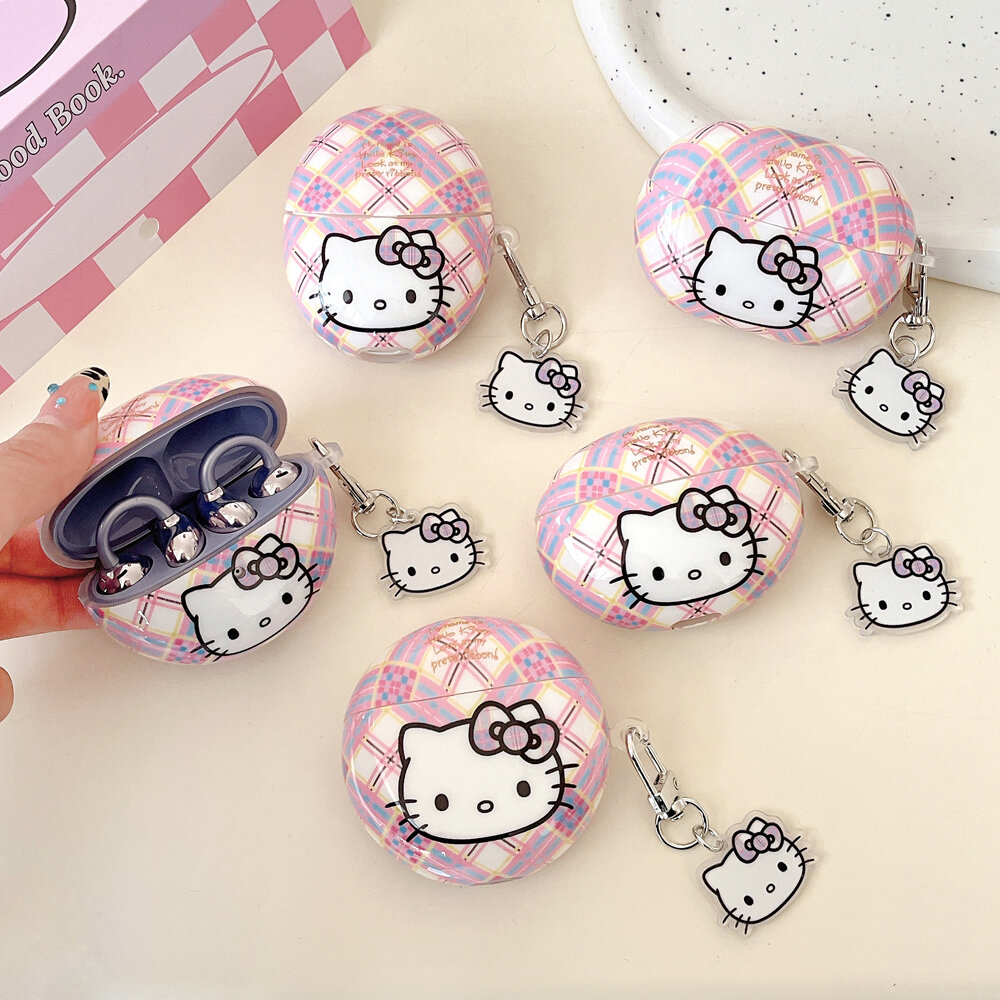 Чехол для наушников Huawei FreeClip с рисунком Hello Kitty, подходит для FreeBuds 7i, FreeBuds 6i, FreeBuds 5i,