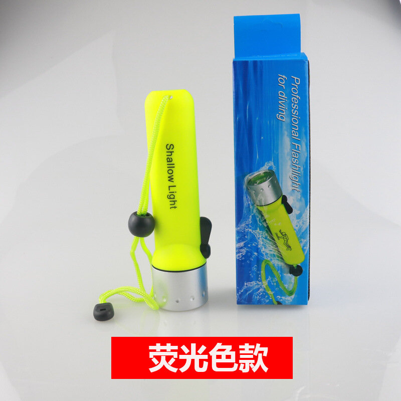 Светодиодный фонарик для дайвинга, подводное спелеологическое рыболовство, сильный свет, фонарик, освещение на открытом