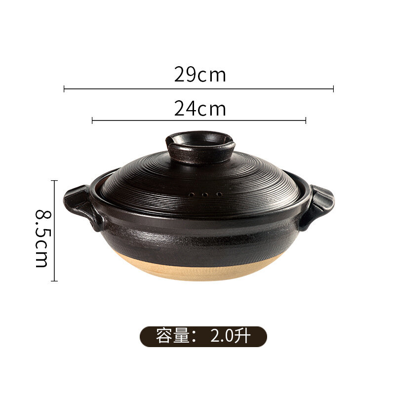 Производитель из Чаочжоу, оптовая продажа, антикварный стиль, глиняный горшок, японский стиль, глиняный горшок, устойчивый к высоким температурам, горшок для тушения на открытом огне, для домашнего использования, подарок