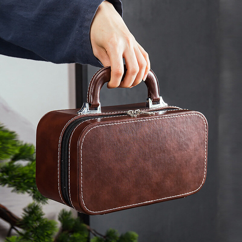 Японский стиль дорожный чайный набор: одна кастрюля, три чашки, быстрый чайный набор, портативный для офиса, индивидуальный подарок, сувенир