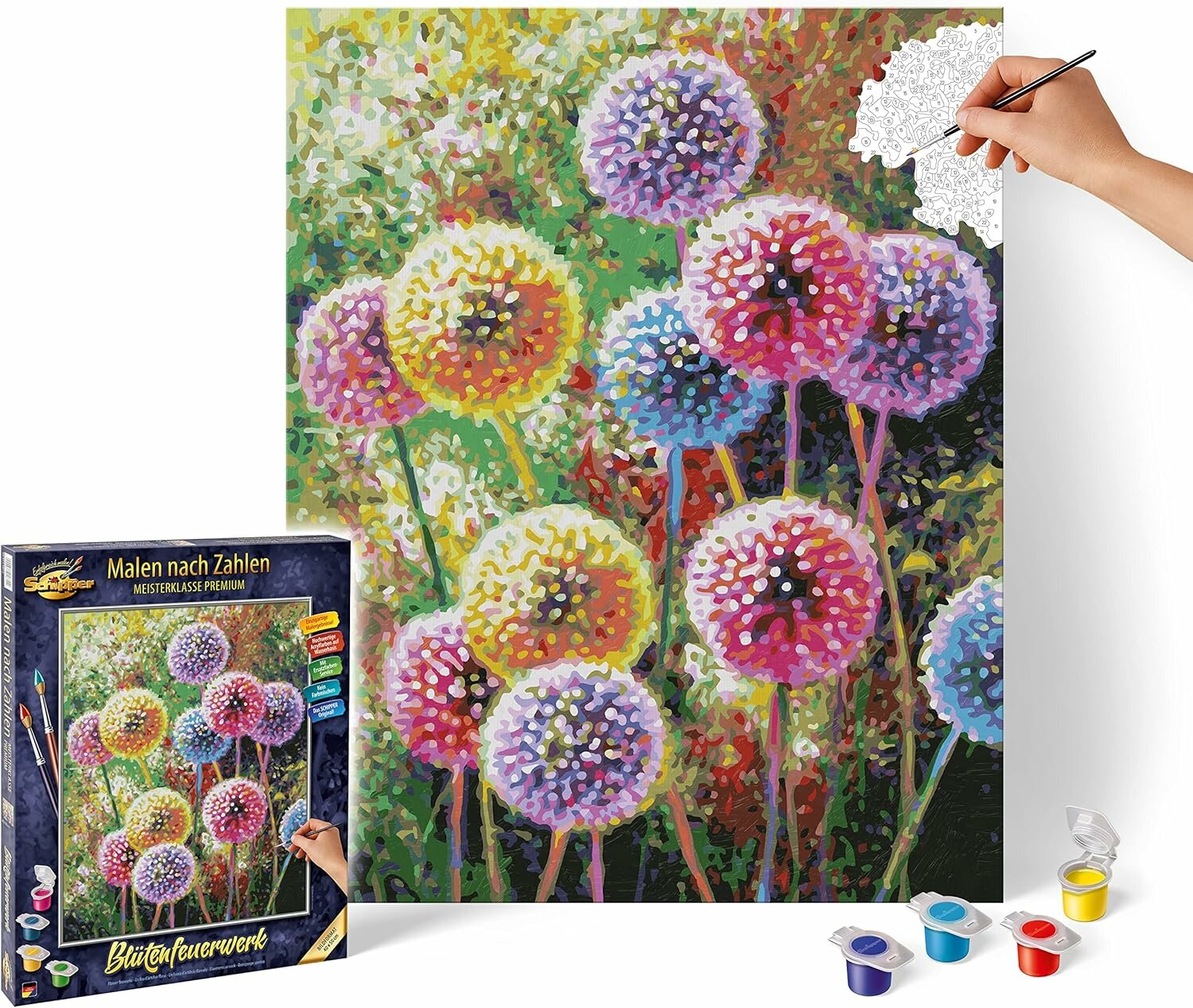 Набор для рисования по номерам Schipper - Картина по номерам Сферические соцветия, 40 x 50 см - Шиппер 609130872