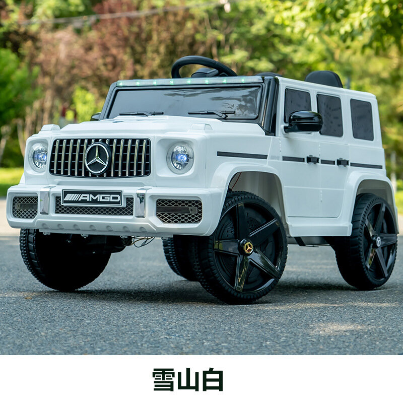 Детский электромобиль Mercedes-Benz Big G, внедорожный, с четырьмя колесами, двойным приводом, игрушечная машина с пультом управления, двухместная коляска для детей