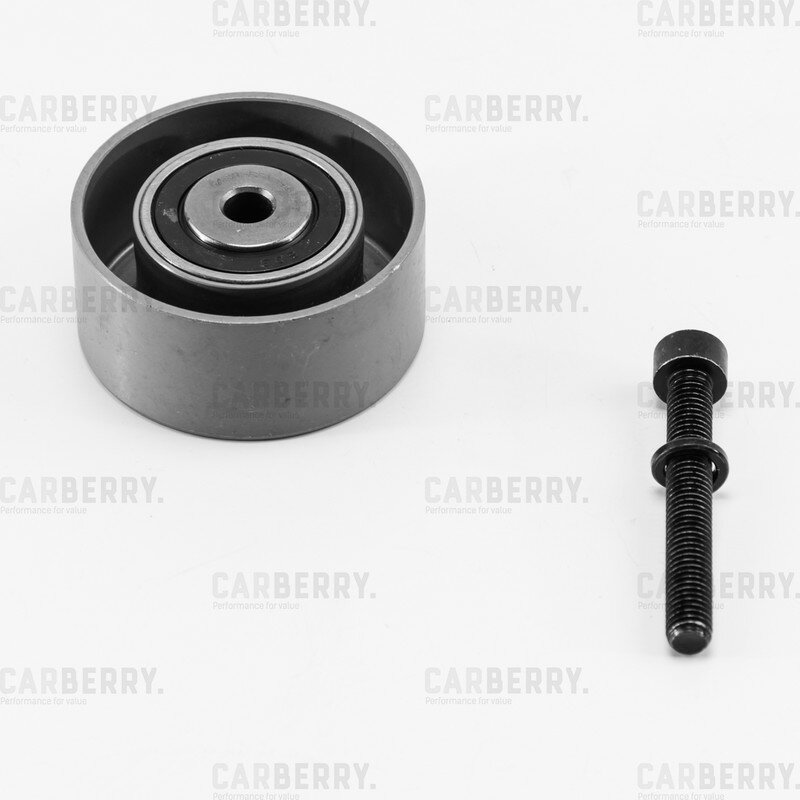 Ролик обводной ремня CARBERRY ГРМ CHEVROLET Aveo, Cruze, Orlando 08->, OPEL Astra, Corsa, Insignia, Meriva, Mokka, Vectra, Zafira 00-> (55CA177)