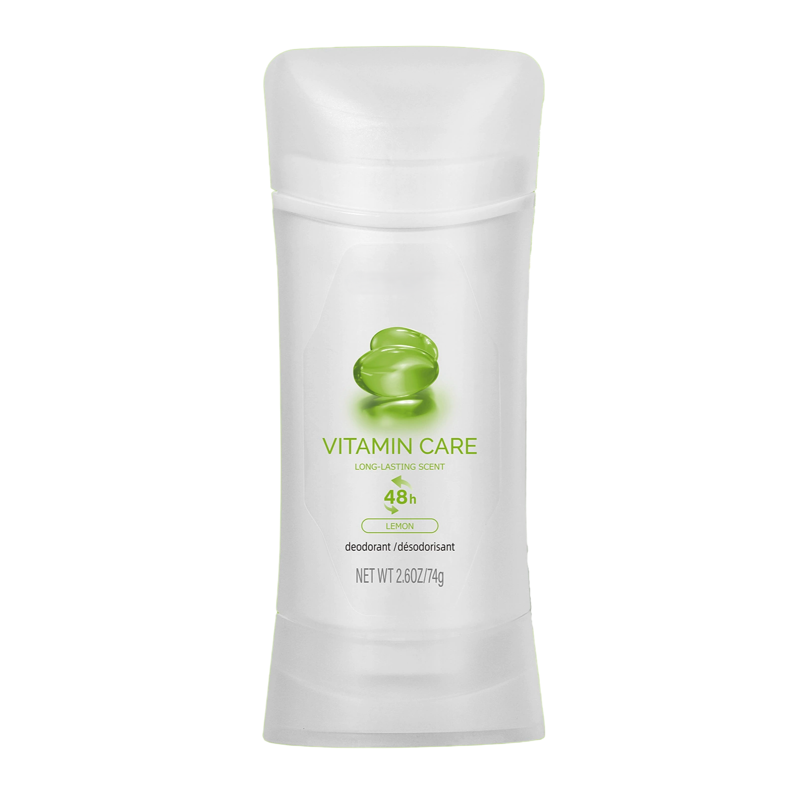 Антиперспирант дезодрант, стик длительного действия, дезодрант с ароматом, снижение запаха, крем для дезодорации (различные ароматы в наличии, 04#Lemon), 74г 2.6oz, кокос/лаванда/лимон/персик/груша/водяной лилия