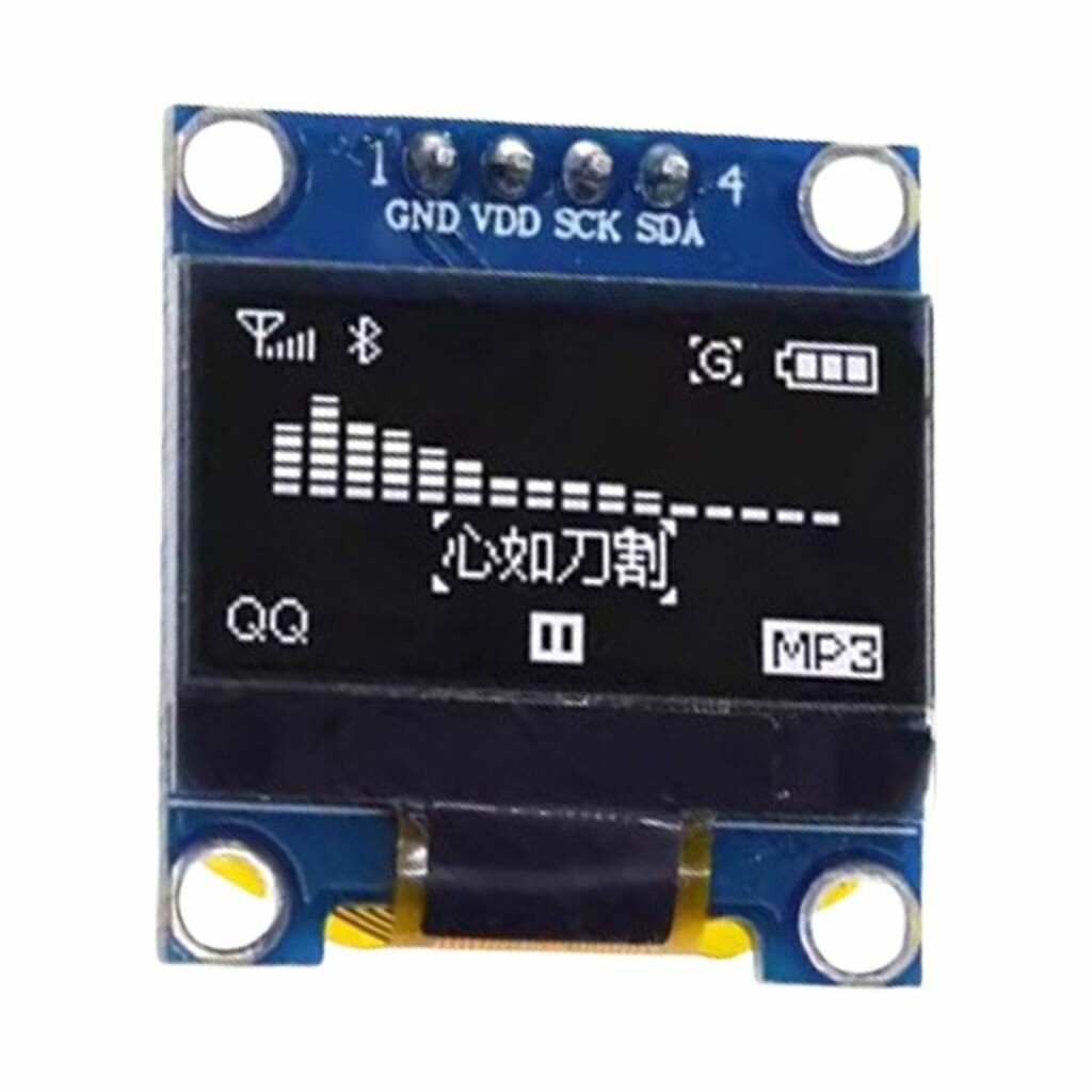 0,96-дюймовый модуль OLED-дисплея SSD1306 I2C IIC SPI Serial 128x64 LCD 4Pin