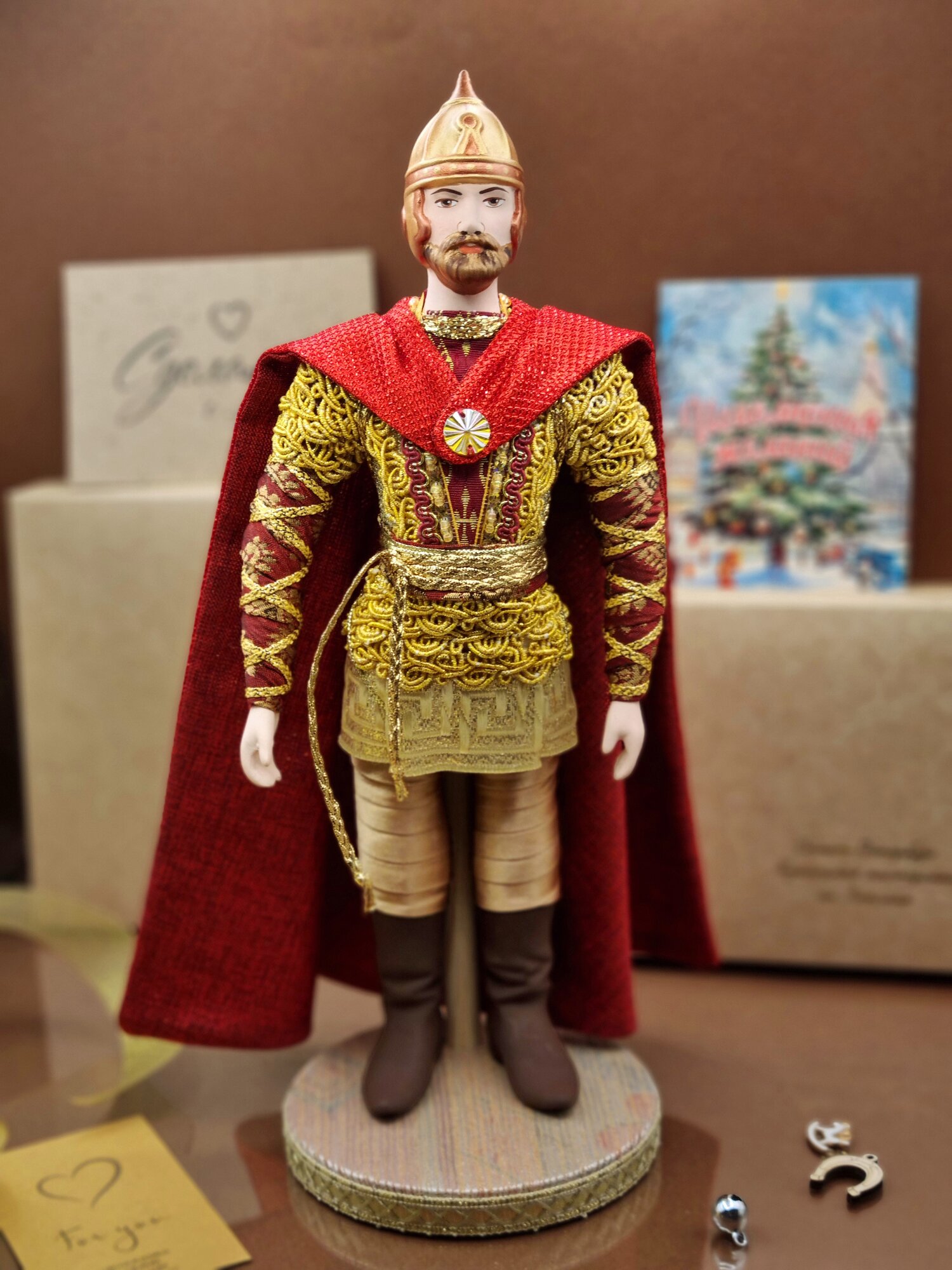 Коллекционная статуэтка "Невский" - эксклюзивный подарок мужчине на 23 февраля/ Ручная работа, бисквитный фарфор.