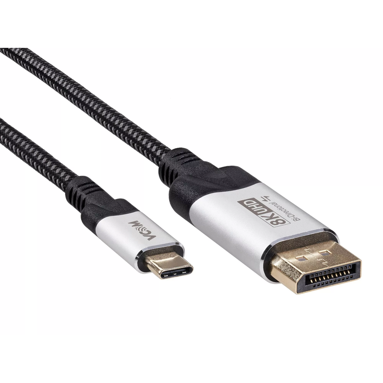 Кабель-адаптер USB 3.1 Type-Cm --> DP A(m) 1,8m VCOM CU422VB-1.8
