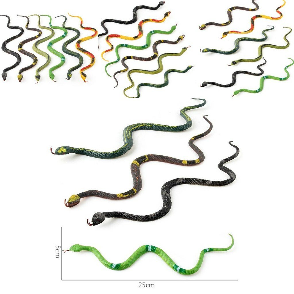 Фигурка static wild snake, пластик, подарки, розыгрыши