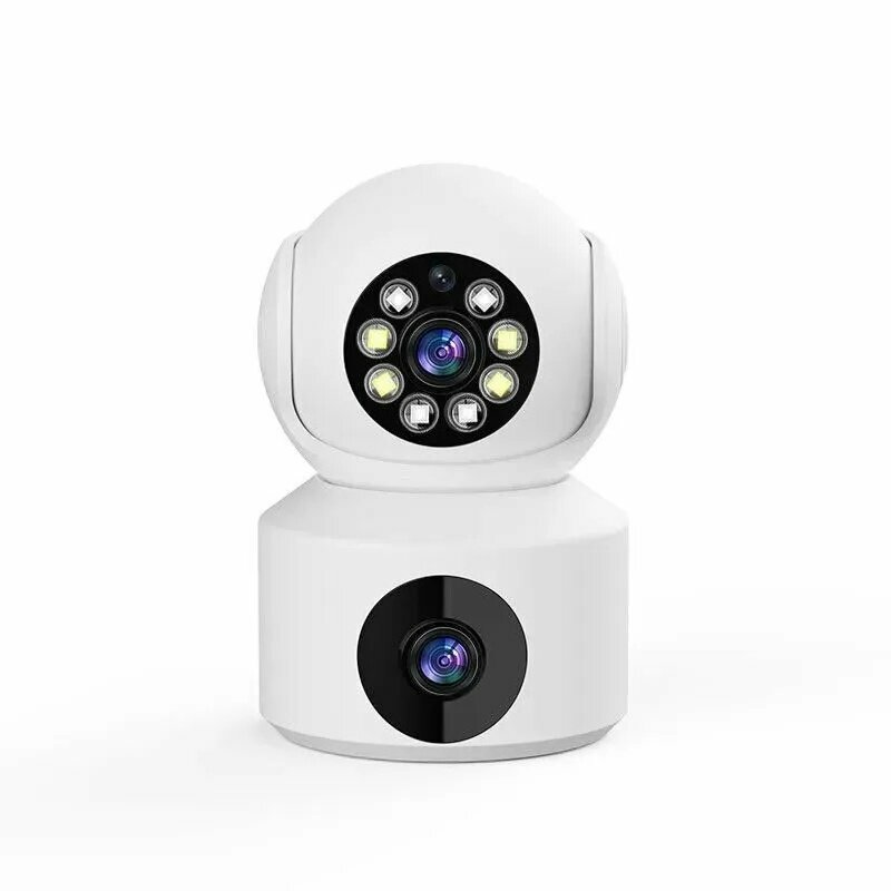 Беспроводная купольная IP-камера PTZ с разрешением 1080P: двустороннее аудио и цветное ночное видение!