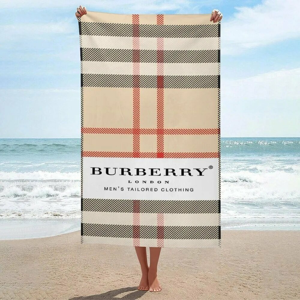 Burberry Полотенце для ванной, Лавсан, 80x130 см, разноцветный, 1 шт.