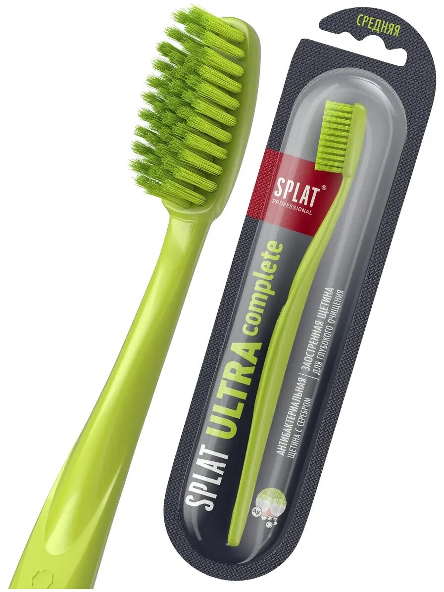 Сплат з/щетка Professional Ultra complete/Средняя(Салатовый)